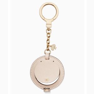 kate spade | Accessories | Nwt Kate Spade Compact Mirror Keyfob In Rose ...